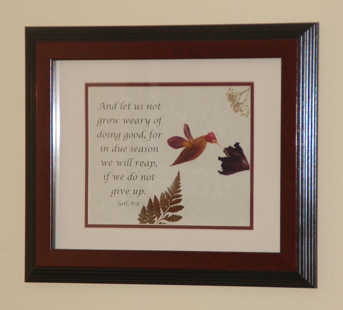 Decorating Bible Verses with Leaf Art | The Doorposts Blog